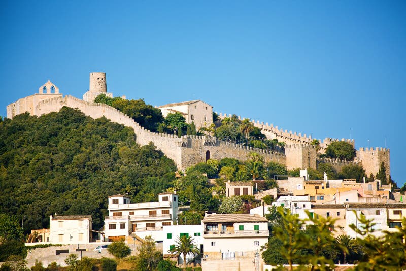Fortification De Capdepera, Majorque Photo stock - Image du ...