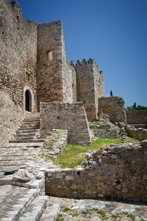 Château De Patras, Péloponnèse, Grèce Photo stock - Image du empire ...