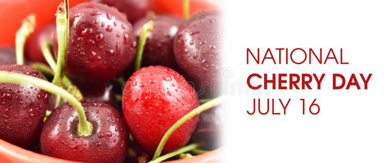 National Cherry Day Stock Images Stock Photo - Image of event, july ...