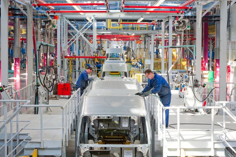 Chaîne De Montage De Véhicule à L'usine De Ford Image éditorial - Image ...