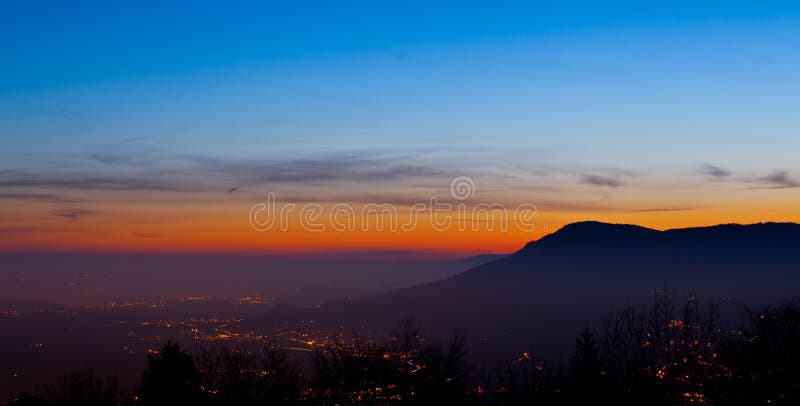 Chablais Alps at Dawn stock image. Image of mountain - 21693669