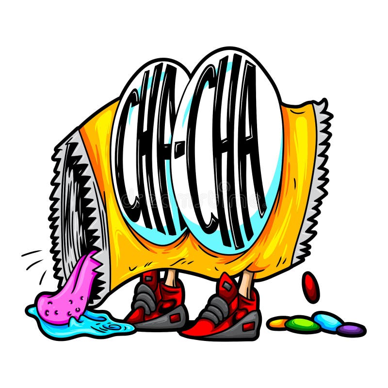 Chacha monster stock vector. Illustration of vector - 258049800