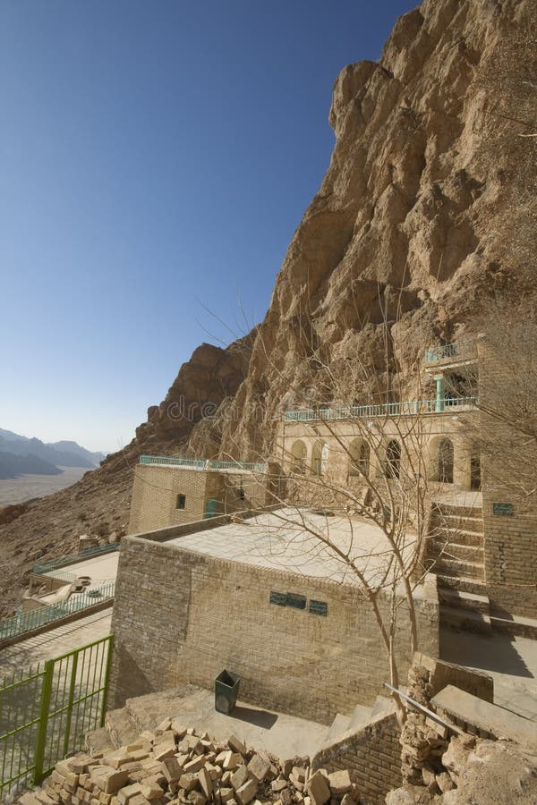 Pir-E Sabz / Chak-Chak stock image. Image of tree, buildings - 15905825