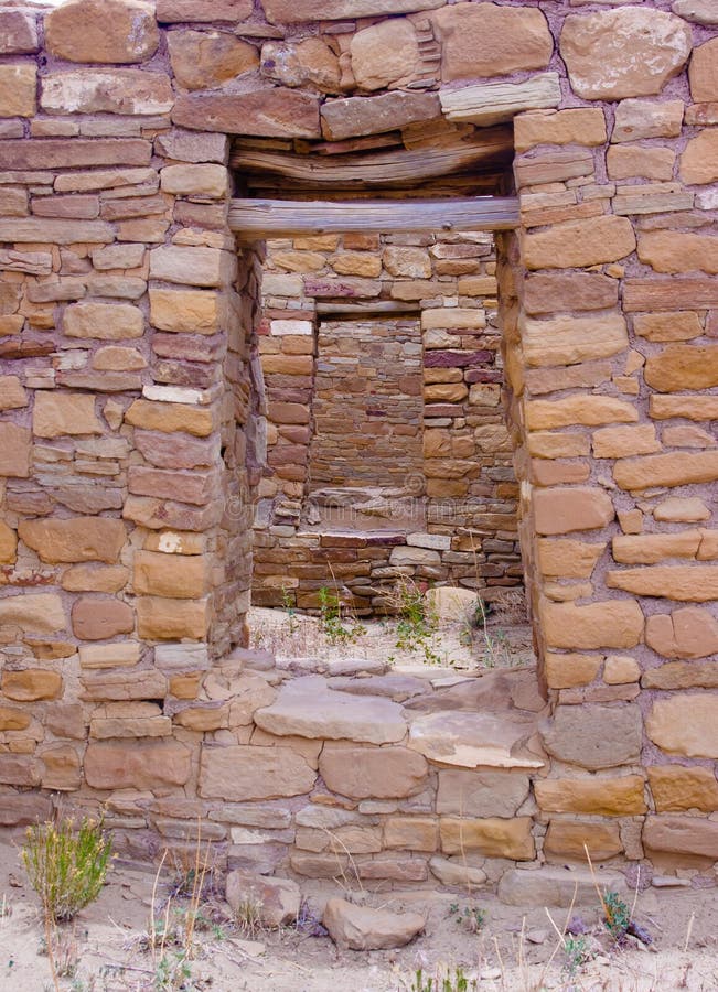 Chaco Culture ruins stock photo. Image of architecture - 22888072