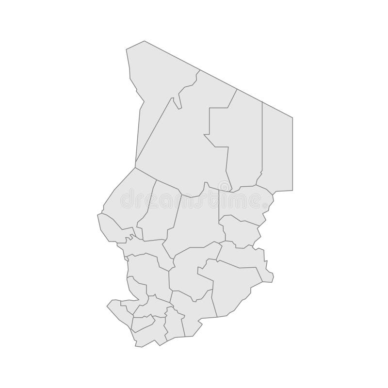 Grey Blank Vector Editable Map Eps Stock Illustrations – 198 Grey Blank ...