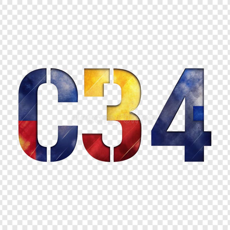 Chad Flag Transparent Background Stock Illustration - Illustration of ...