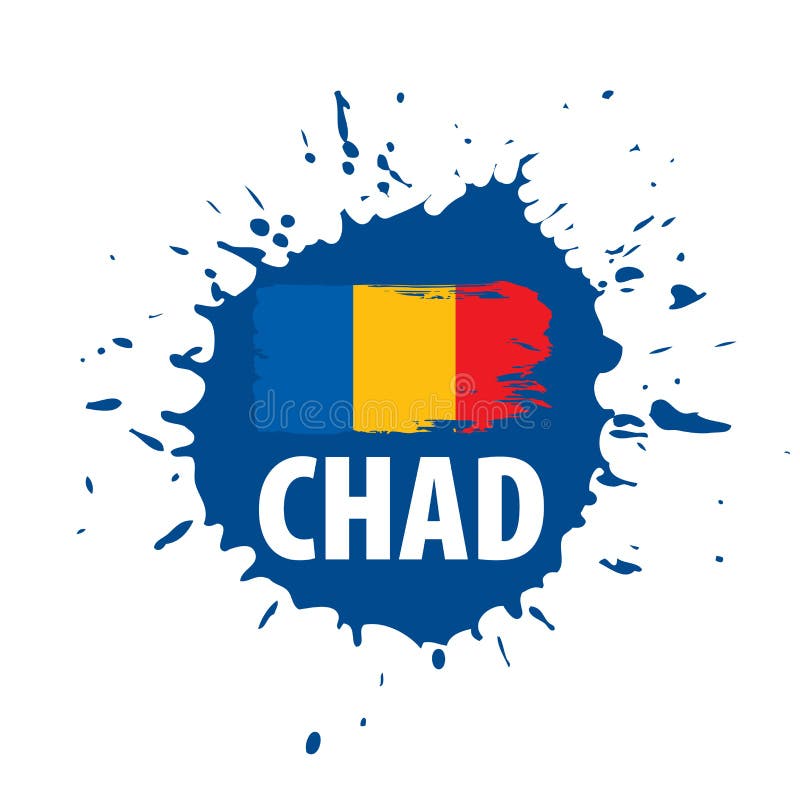Chad Flag, Vector Illustration Stock Vector - Illustration of election ...