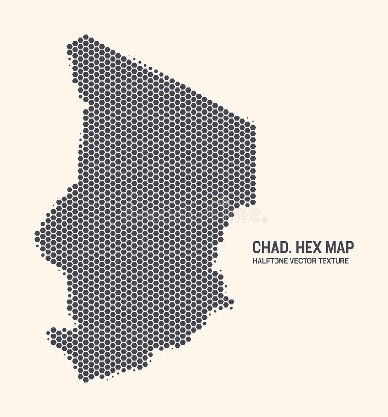 Map Chad 2 stock vector. Illustration of simple, isolated - 308716355