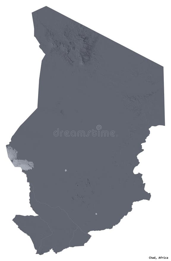 Chad on White. Administrative Stock Illustration - Illustration of chad ...