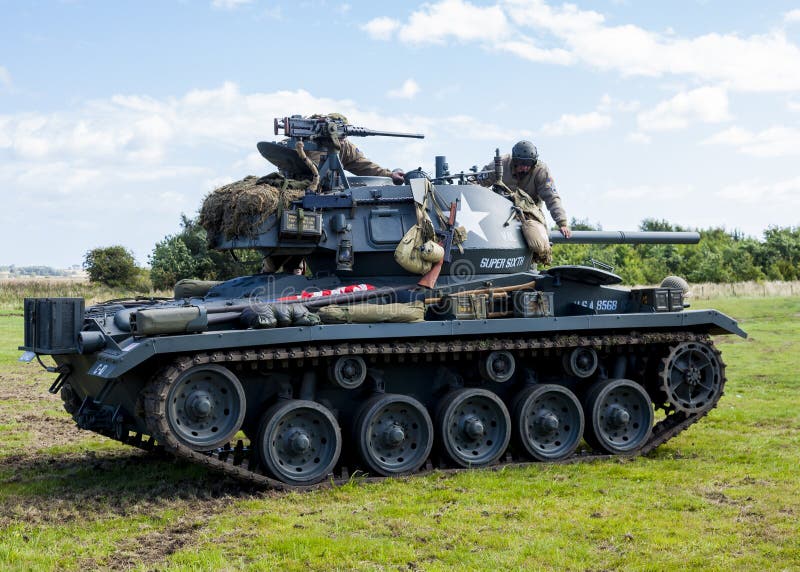 Chaffee Tank E Squadra Leggeri Americani Fotografia Editoriale ...