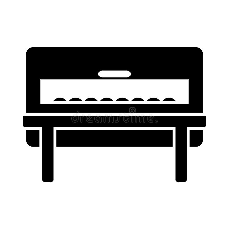 Chafing Dish Icon stock vector. Illustration of rectangular - 207808037
