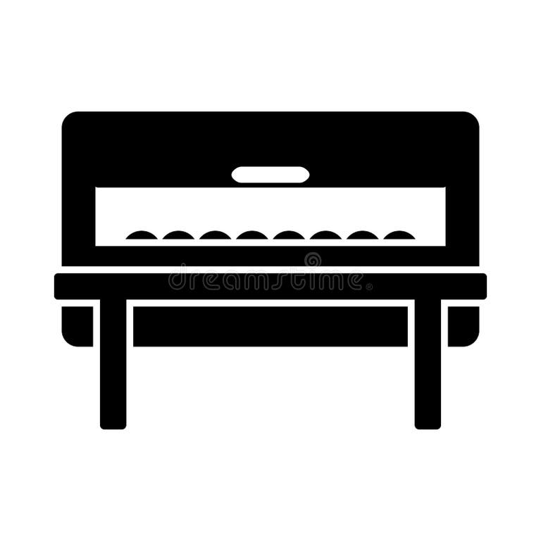 Chafing Dish Icon stock vector. Illustration of rectangular - 207808037