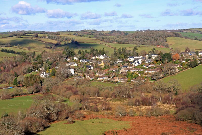 Chagford, Devon stock photo. Image of moor, trees, slab - 35706090