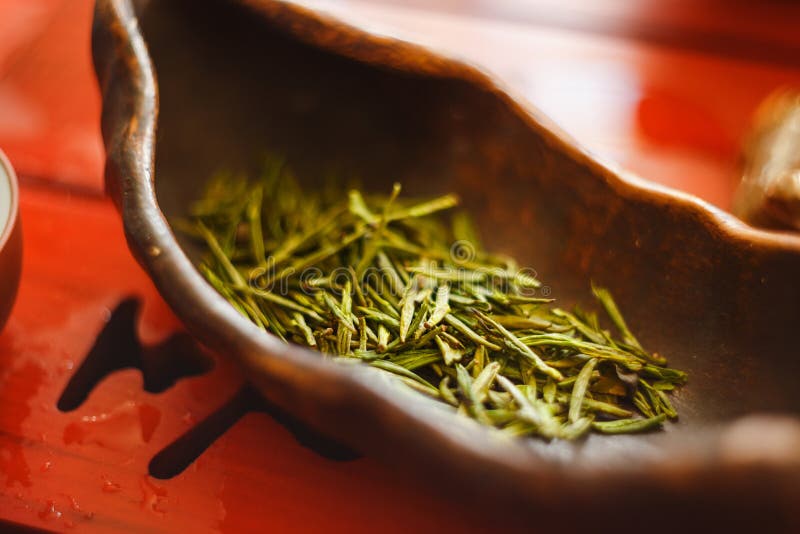 Chahe with green tea stock photo. Image of bowl, chahe - 90200624