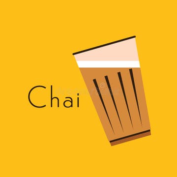 ChaiChai Logo Design. Karak Milk Chai Illustration. Stock Vector ...