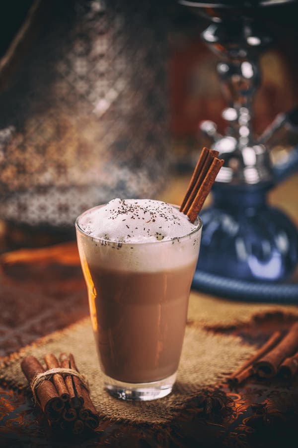 Chai Latte drink stock image. Image of drinks, foamy - 21381707