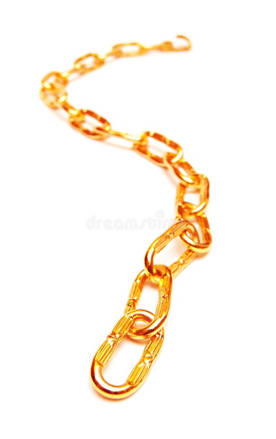 Chain stock image. Image of isolated, physical, gold - 15560785