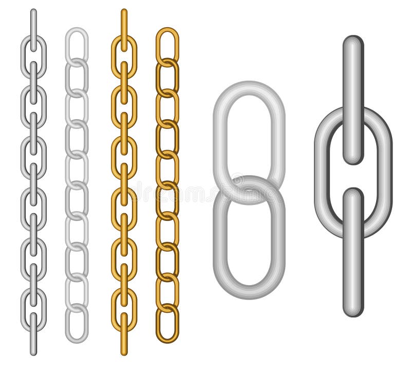 Chain and rope. stock vector. Illustration of cable, graphic - 54388206