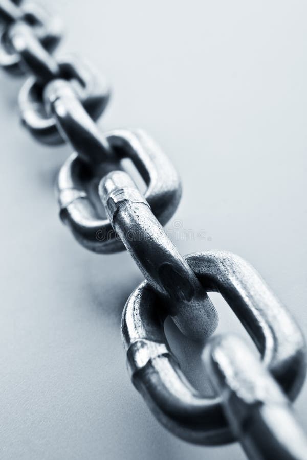 Curved Chains stock photo. Image of strength, secure, steel - 613230