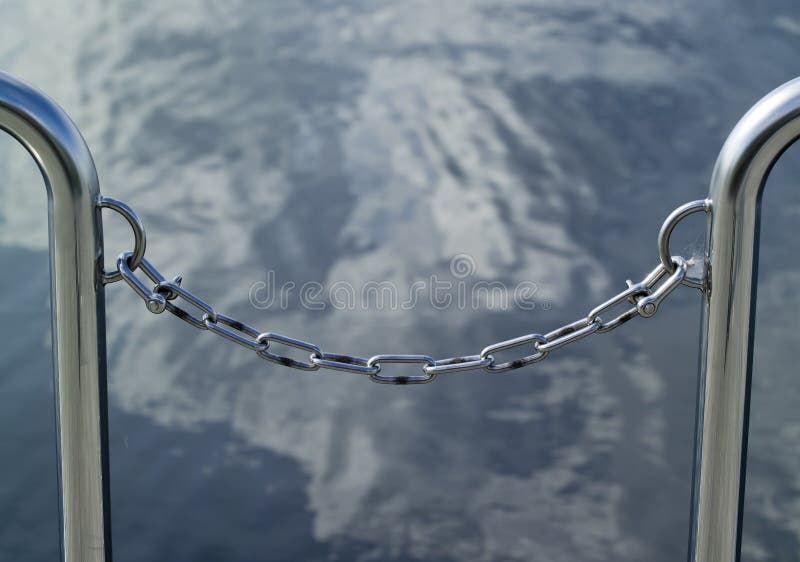 Chain stock photo. Image of pool, outdoors, fence, shut - 211326280