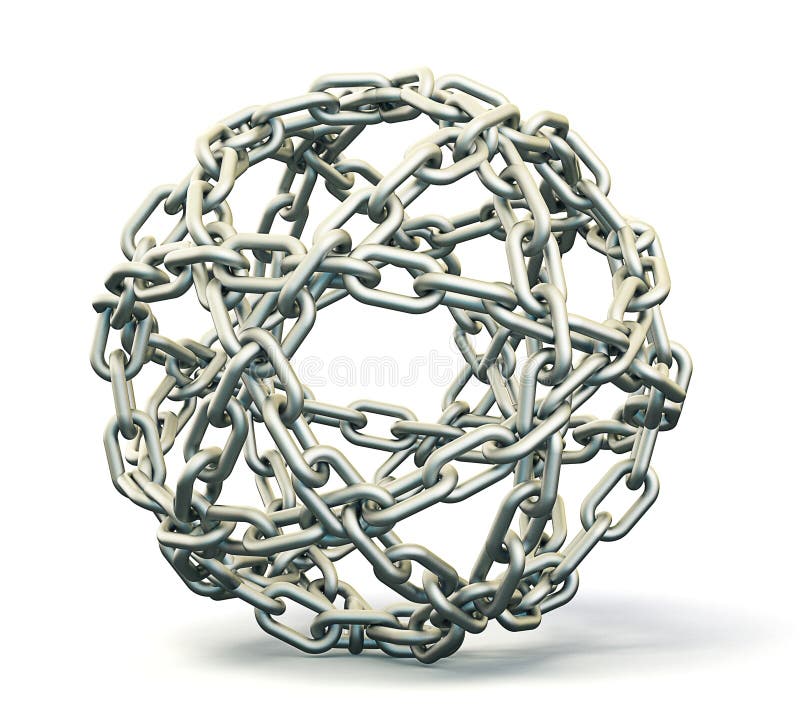Chain Sphere Stock Illustrations – 4,092 Chain Sphere Stock ...