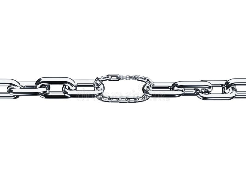 Chain pieces stock illustration. Illustration of bond - 2984439