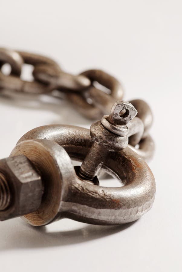 Chain stock image. Image of shackle, pastern, hoist, catch - 3793177