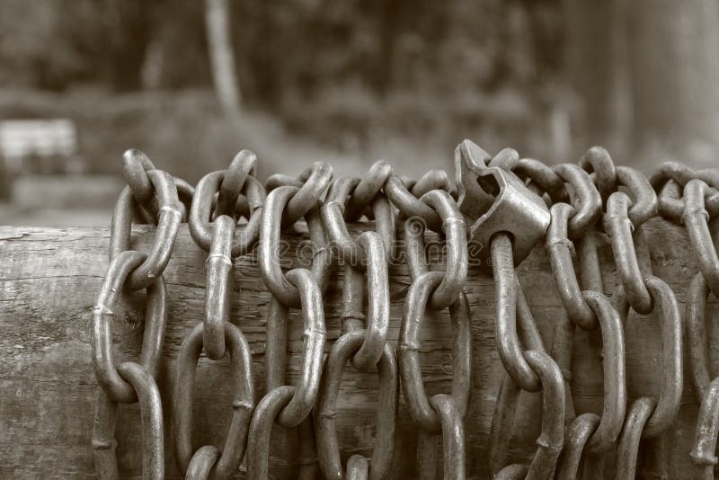 Chain stock photo. Image of spool, lock, strong, iron, industrial - 432360