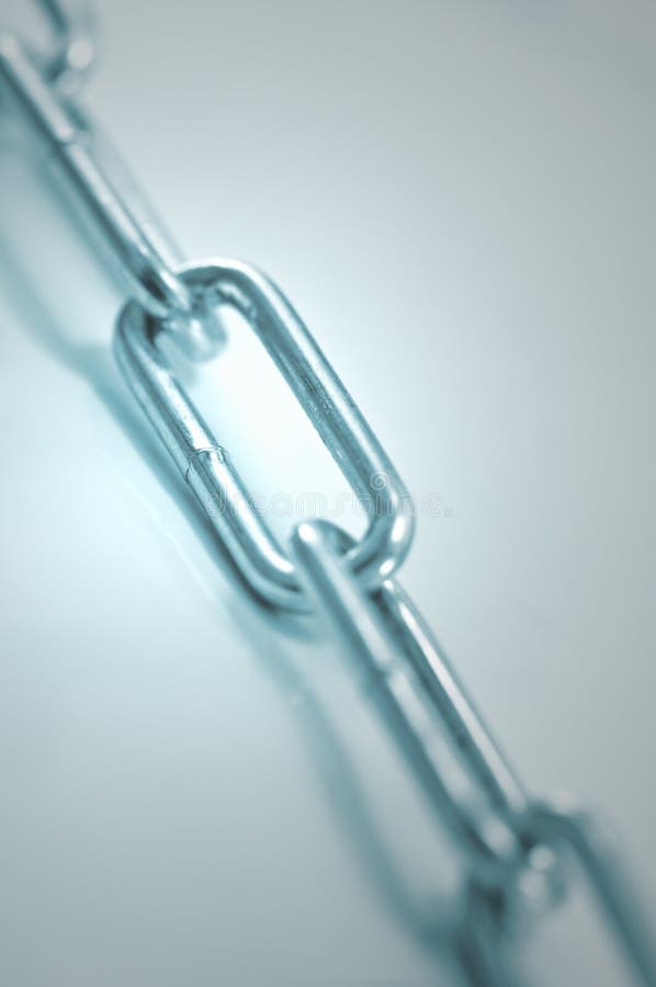 Chain stock photo. Image of links, metal, blue, chain - 6044930