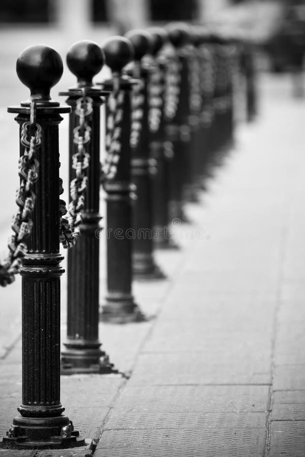 Chain barrier stock photo. Image of linkage, strong, detain - 10276200