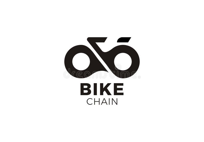 Chain Bicycle Sport Tech Logo Icon Design Stock Vector - Illustration ...