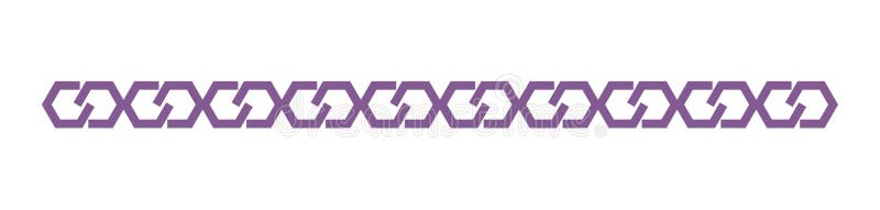 Chain Border Design. Vector Illustration Decorative Design Stock Vector ...