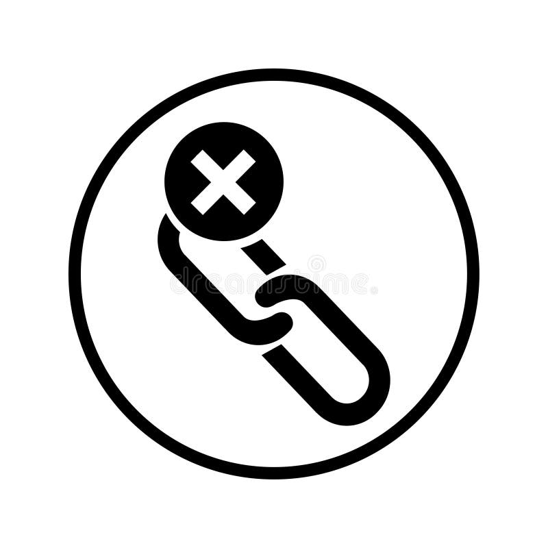 Chain Break Icon/Broken Chain/Remove Link Stock Illustration ...