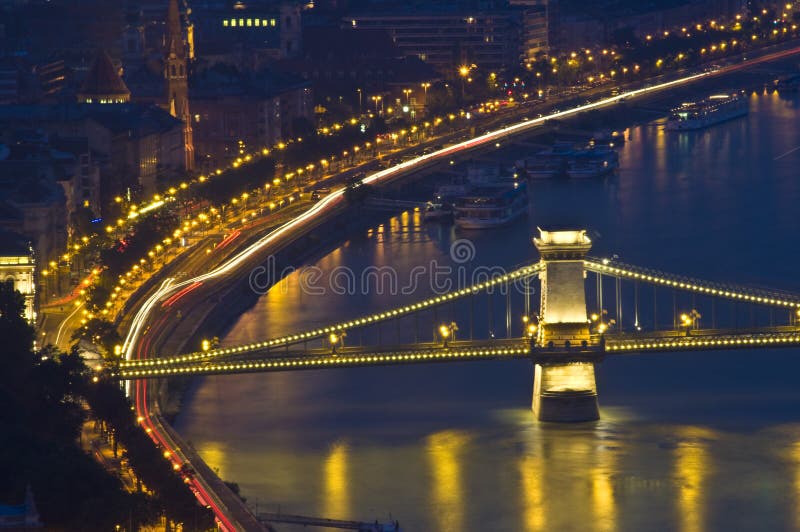 Chain bridge stock image. Image of bridge, european, symbol - 15746343