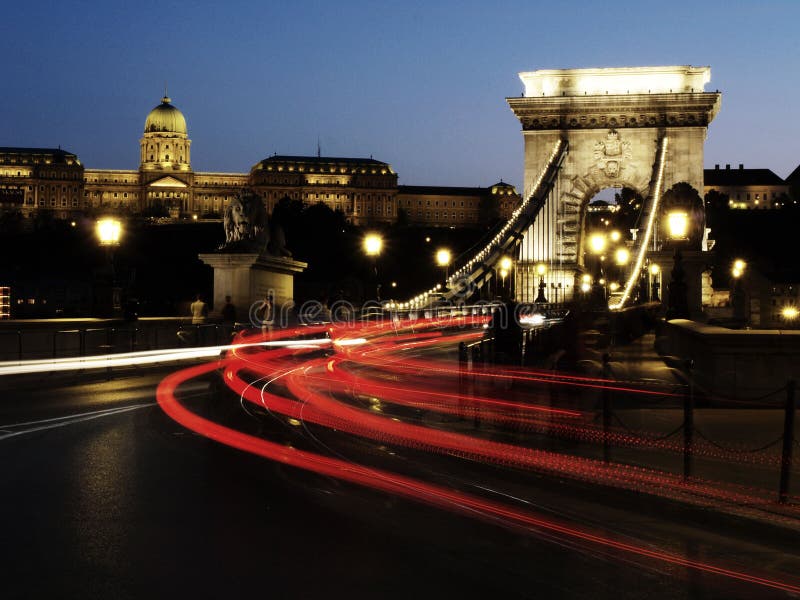 Chain bridge editorial photo. Image of light, chain, bridge - 20546926