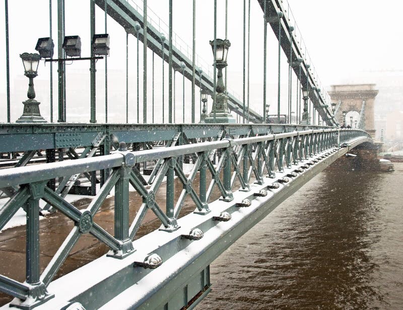 Chain Bridge stock image. Image of transportation, landmark - 22383875