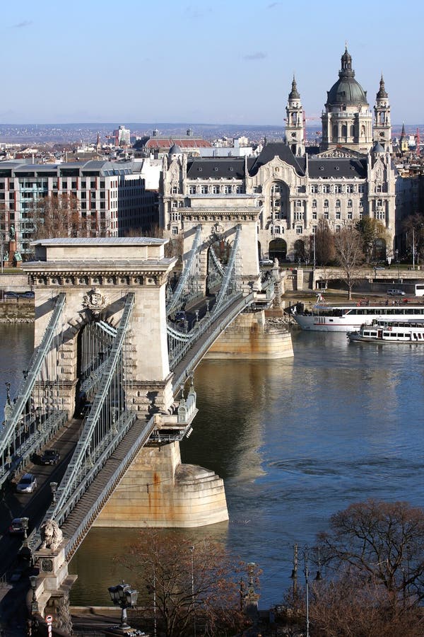 Chain bridge stock image. Image of building, architecture - 23904299