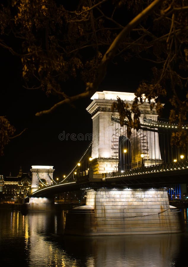 Chain Bridge stock image. Image of cities, bridge, architecture - 6951773