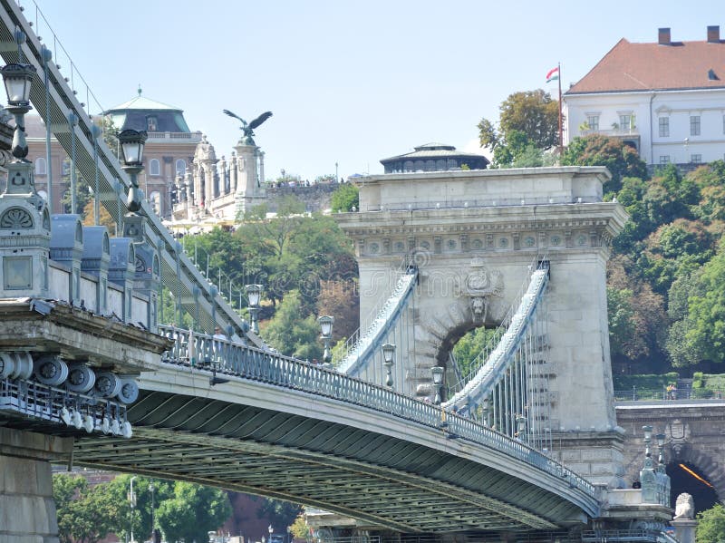 Chain Bridge editorial photo. Image of bridge, budapest - 86166576