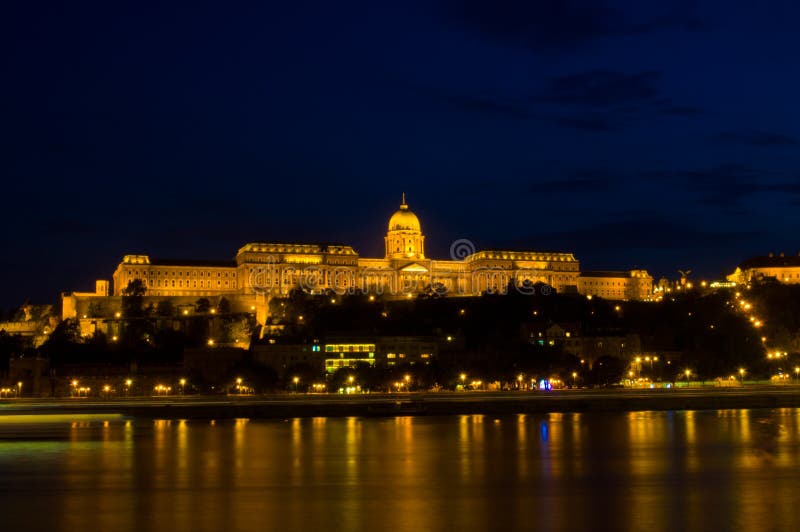Chain Bridge and Castle of Budapest Stock Photo - Image of travel ...