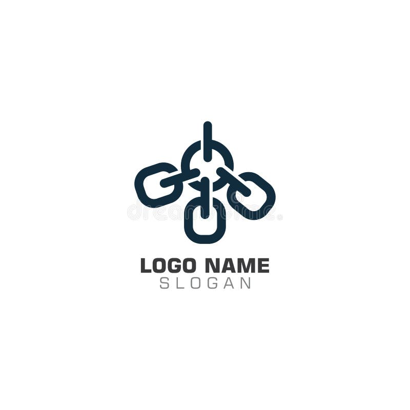 Chain Business Logo Abstract Unity Vector Design Template Stock ...