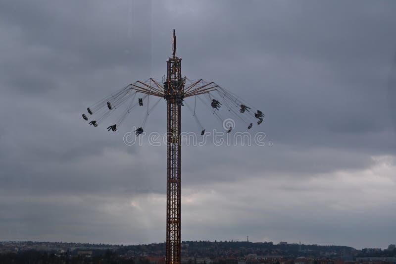 Chain Carousel on the Mat?j Pilgrimage in Prague Stock Image - Image of ...