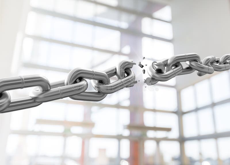 Chain stock photo. Image of breaking, separation, torn - 58531744