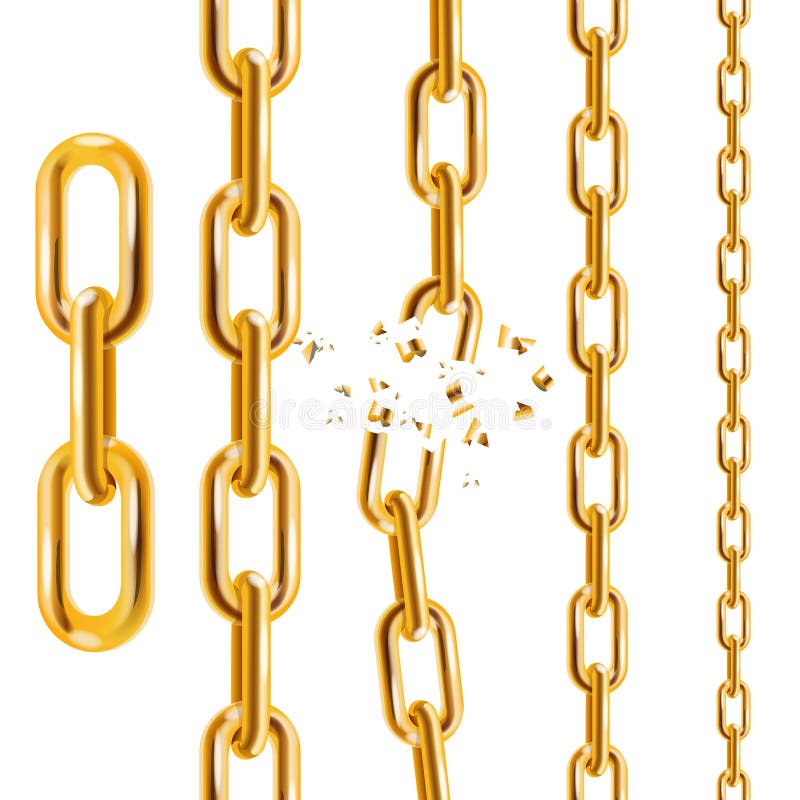 Chain Collection. Vector stock vector. Illustration of background ...