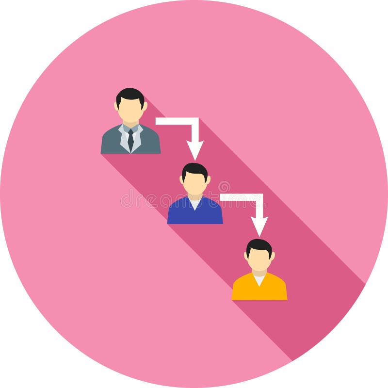 Chain of Command stock vector. Illustration of design - 87495126