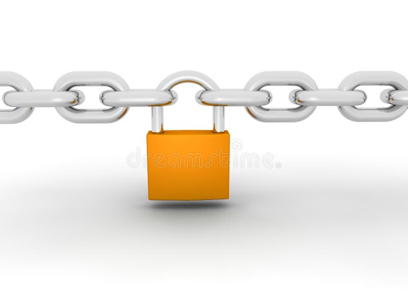 Chain concept stock illustration. Illustration of connection - 18318388