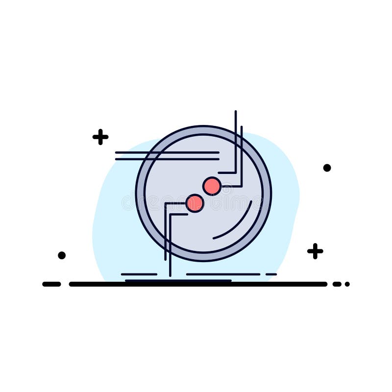 Chain, Connect, Connection, Link, Wire Flat Color Icon Vector Stock ... Chain, Connect, Connection, Link, Wire Flat Color Icon Vector Stock ...