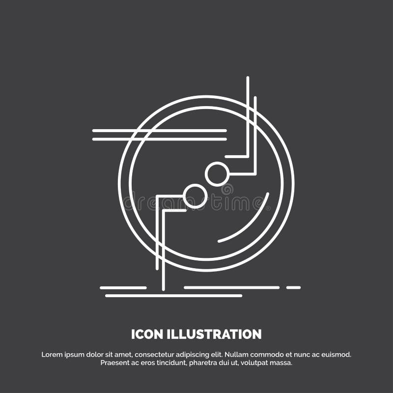 Chain, Connect, Connection, Link, Wire Icon. Line Vector Symbol for UI ...