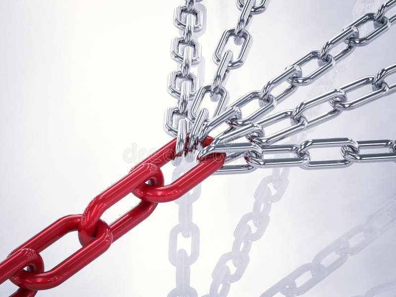 Chain connection stock illustration. Illustration of hyperlink - 81605895