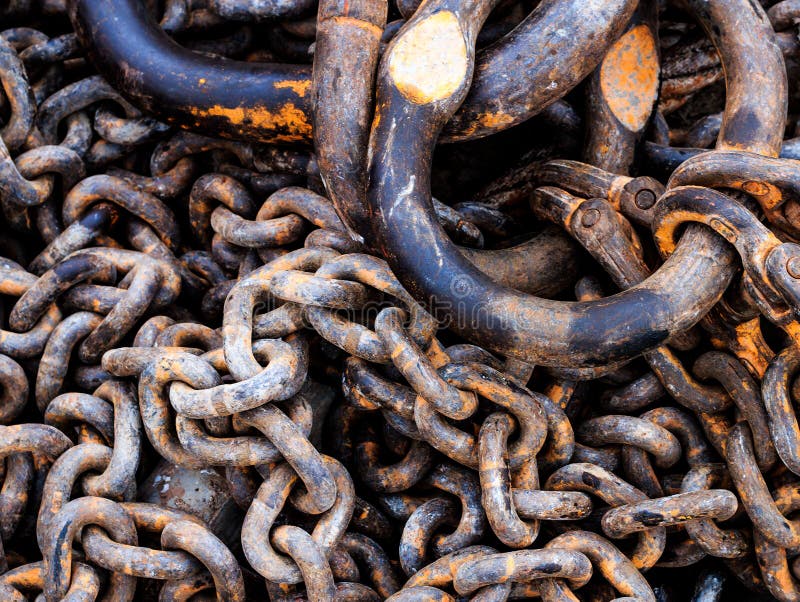 Chain in Construction Sites Stock Photo - Image of chain, building ...